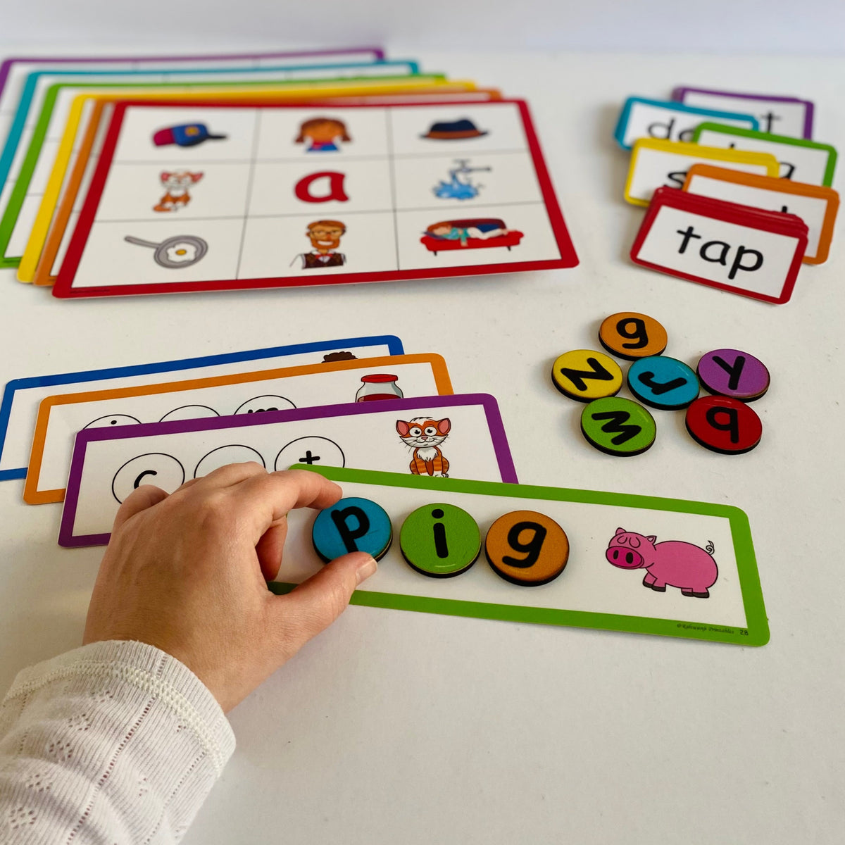 English CVC Writing Cards – Rahwanjiprintables