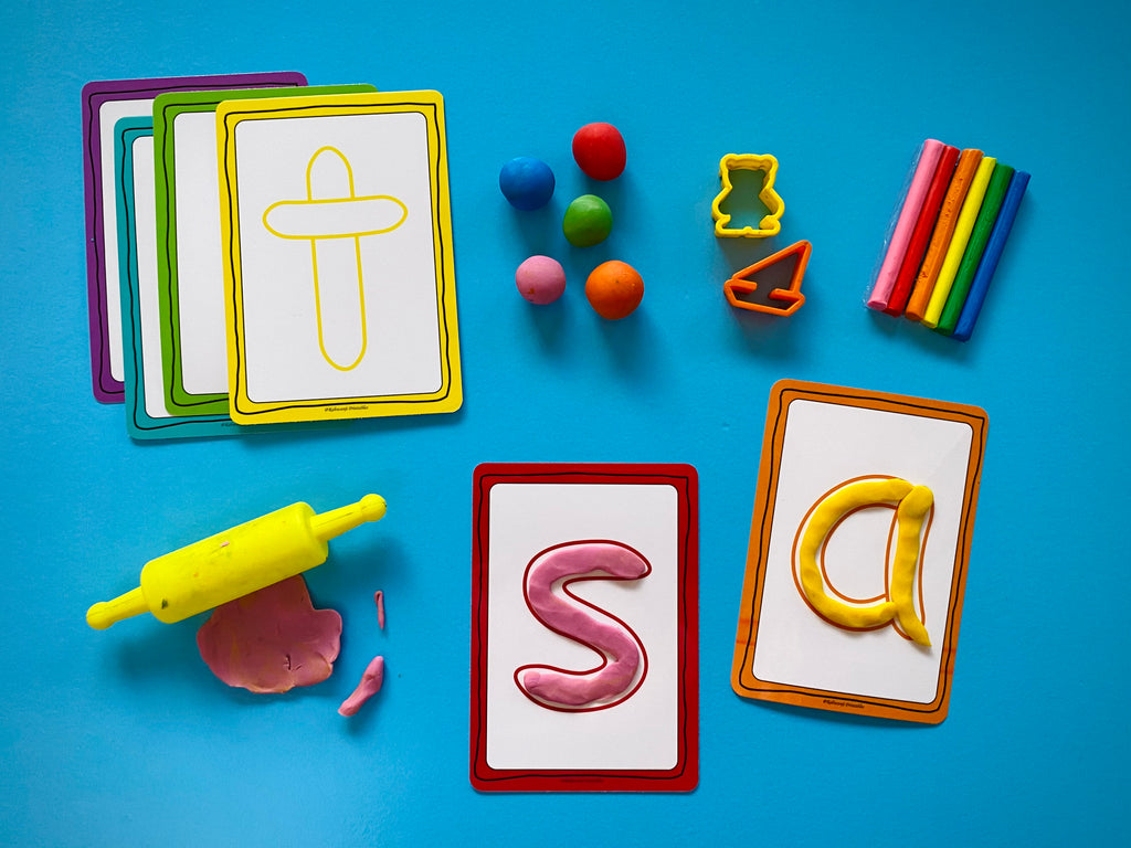 English Alphabet Playdough Mats – Rahwanjiprintables