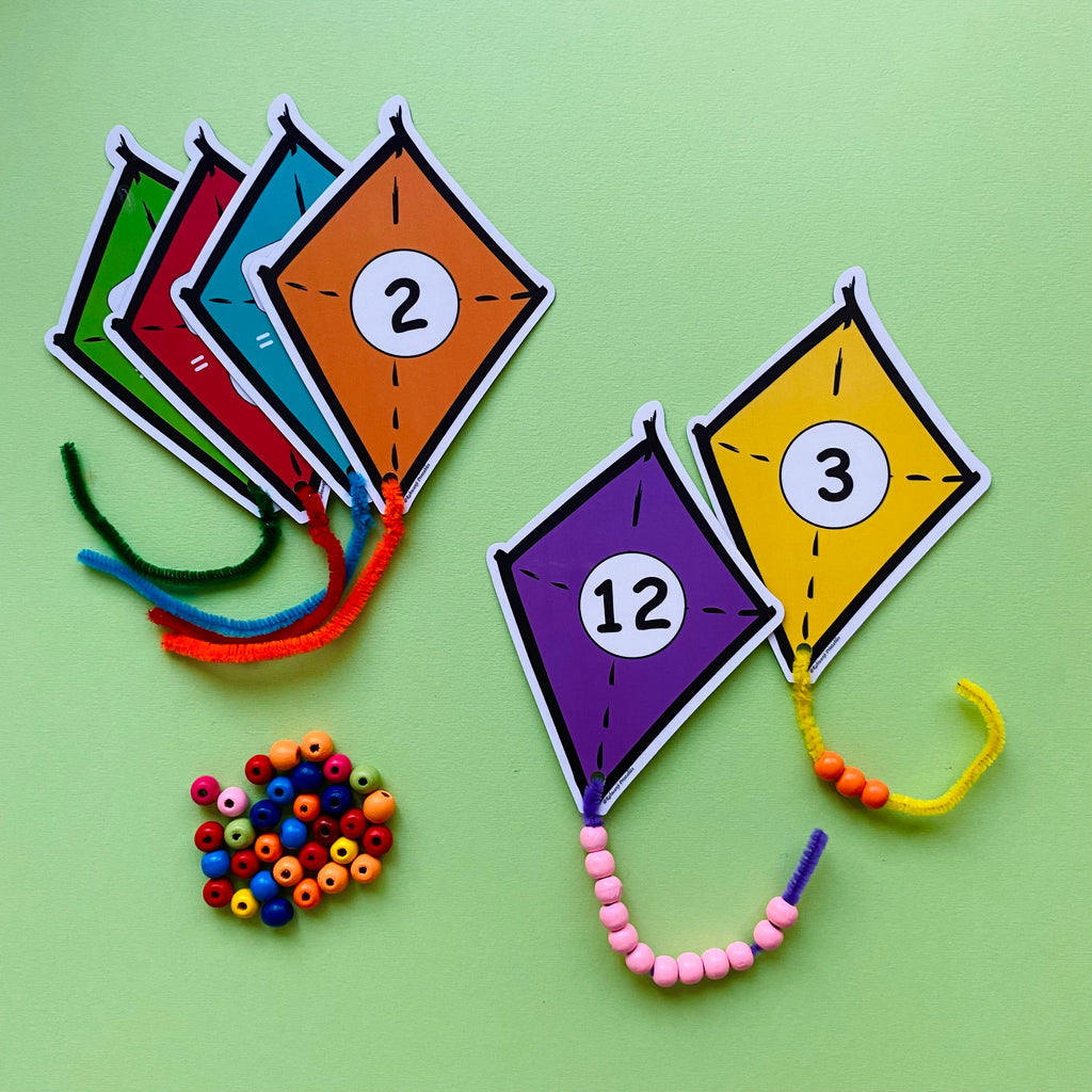 Kites Counting Game – Rahwanjiprintables